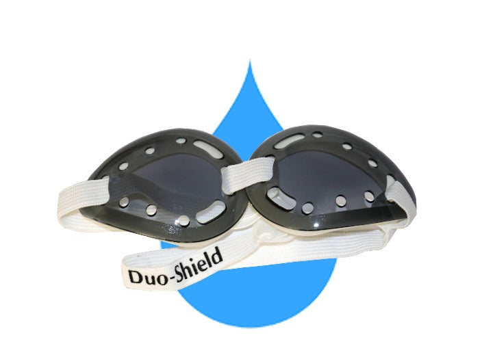 Duo Shield - Vented eye shields with a strap – DryEyeShop
